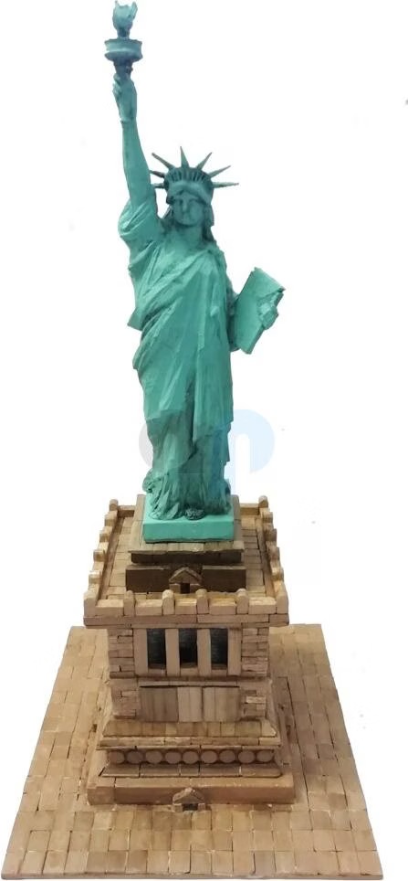 Block Cuit. 3D Keramik-Modelbausatz -Freiheitsstatue New York (11.5 x ...