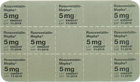Mepha Rosuvastatin Mepha Lactab 5 mg 30 Capsules - buy at Galaxus