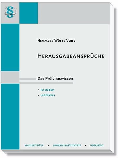 Herausgabeansprüche (Deutsch, Dirk Verse, Achim Wüst, Karl Edmund ...
