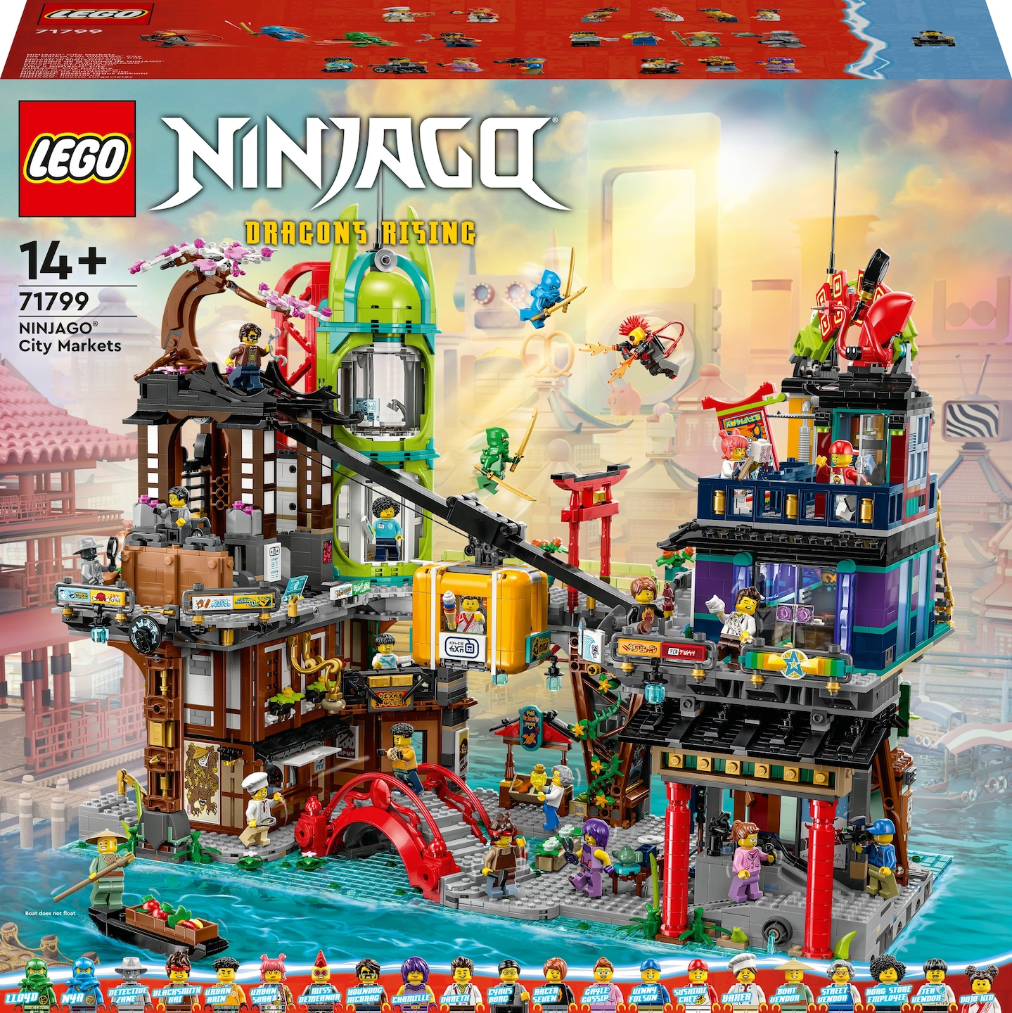 LEGO Die Märkte von Ninjago City (71799, LEGO Ninjago, LEGO Seltene ...