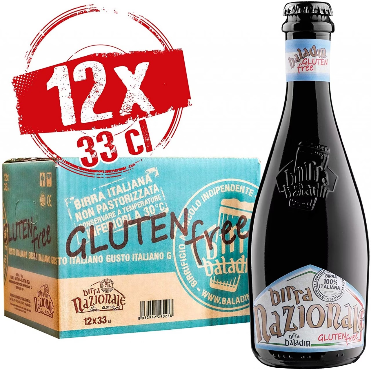 Baladin Birra NAZIONALE Blond Ale Beer / (12 x 33 cl) - Galaxus