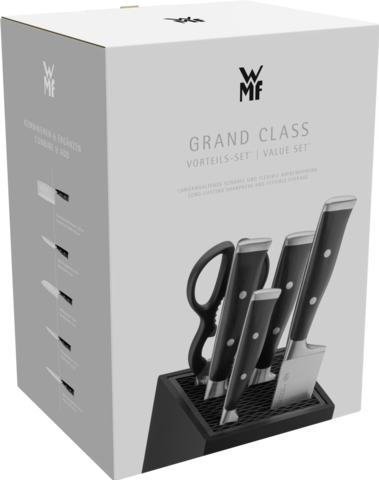 WMF Grand Class Messerblock mit Messerset 6teilig, Made in Germany ...