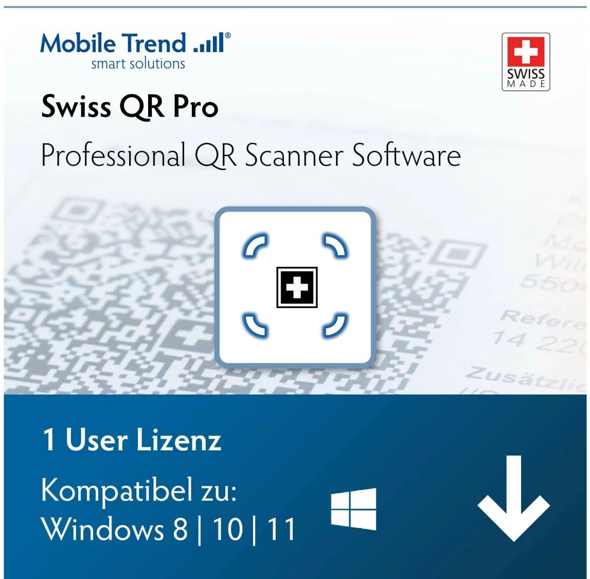 Mobile Trend Mobiletrend Swiss QR Scanner Pro ESD, version complète, 1 ...