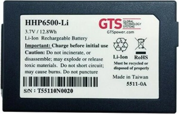 Global Technology Systems HHP6500-LI spare part for portable computer battery (2D barcodes ...
