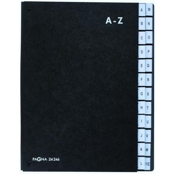 Pagna Desk file, DIN A4, 24 folders, A - Z, black (A4, 1 x) - Galaxus