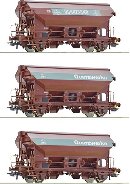 Roco H0 Ro 3er-Set Schwenkdachwagen, Db (Dc) (H0) - kaufen bei Galaxus