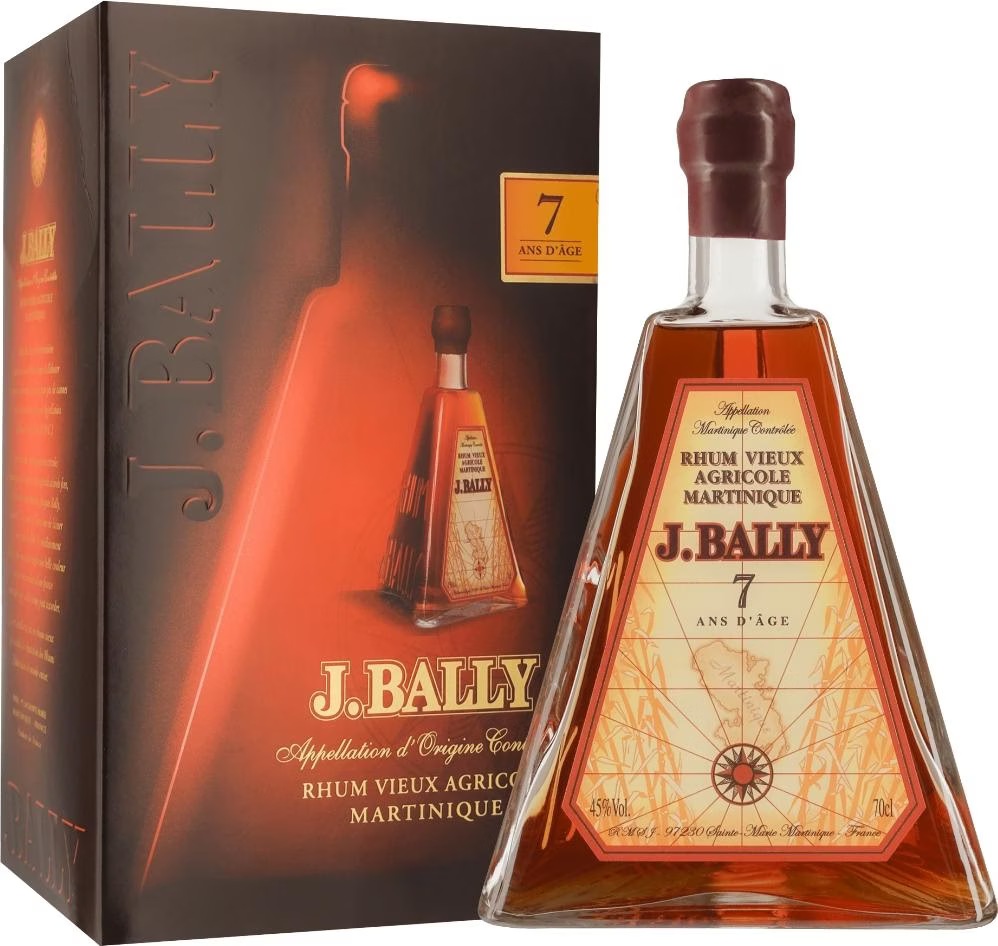 Bally J. Bally Rhum Vieux Agricole Martinique 7 Ans D'Âge 45% Vol. 0,7l in Geschenkbox (1 x 70 ...