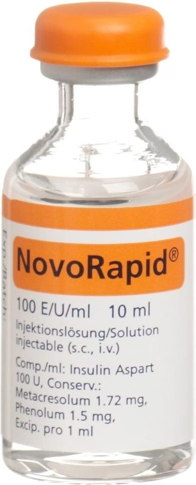 Novorapid Insulin NovoRapid Inj Lös Durchstf 10 ml (Insulinspritze ...