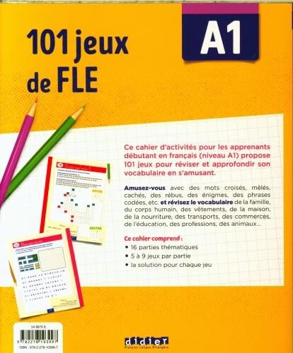 101 jeux de FLE exercice A1. du vocabulaire français (Français) - Galaxus