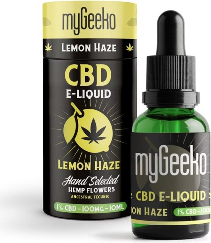 MyGeeko CBD E-Liquid Lemon Haze 10ml 100mg 1% (Lemon Haze) - Galaxus