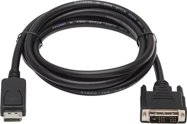 Eaton DisplayPort to DVI Adapter Cable DP with Latches to DVI-D Single ...
