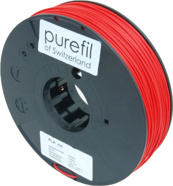 Purefil Filament (PLA, 1.75 mm, 350 g, Red) - buy at Galaxus