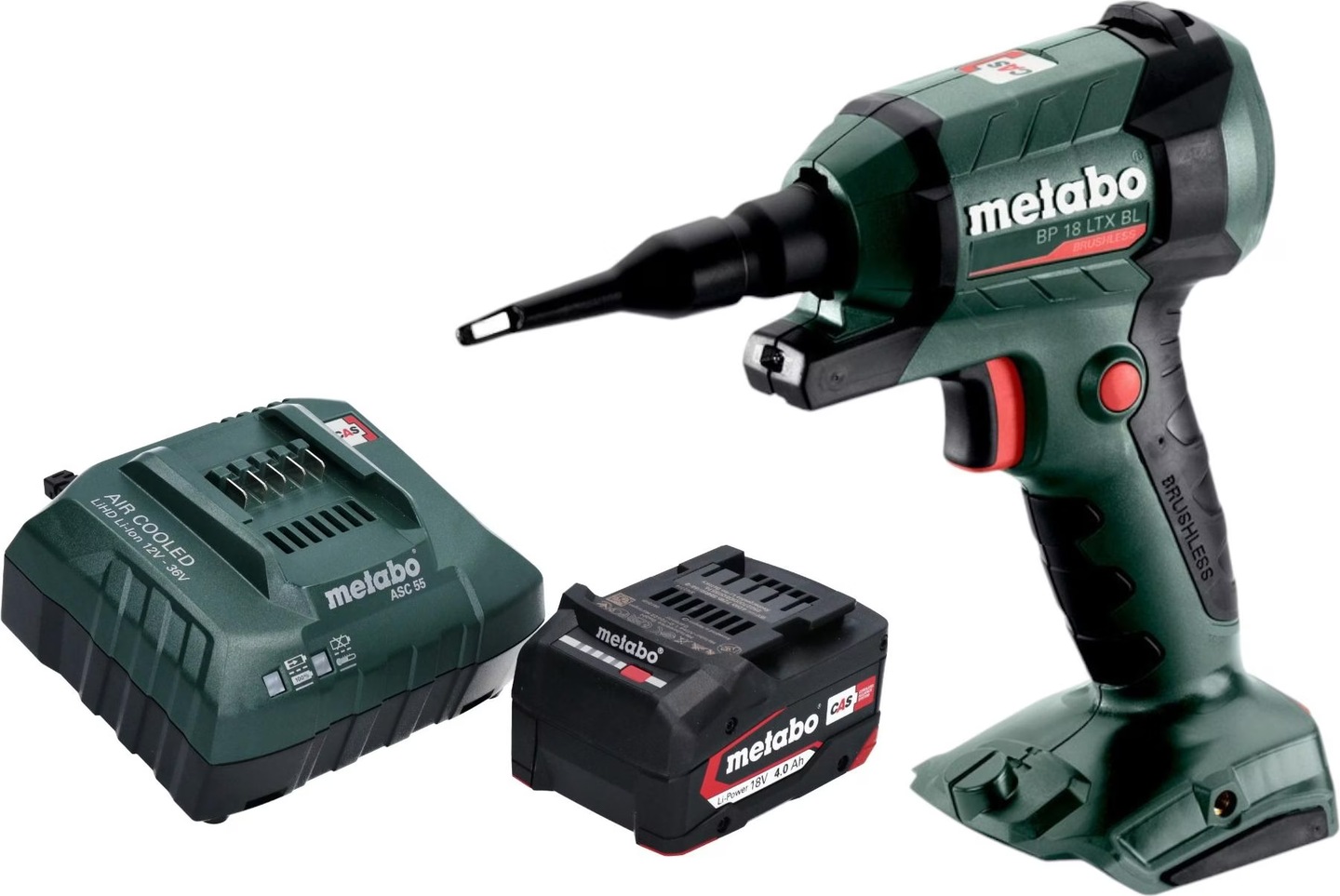 Metabo BP 18 LTX BL Soufflette sans fil 18 V Brushless + 1x batterie 4 ...
