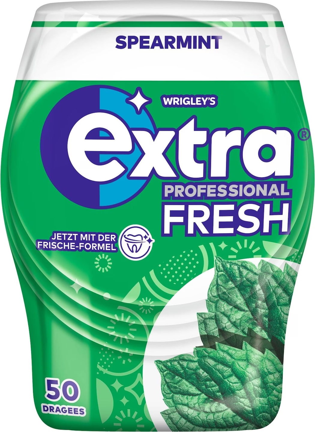 Wrigley PROFESSIONAL Fresh Spearmint chewing gum 50 lozenges (70 g ...