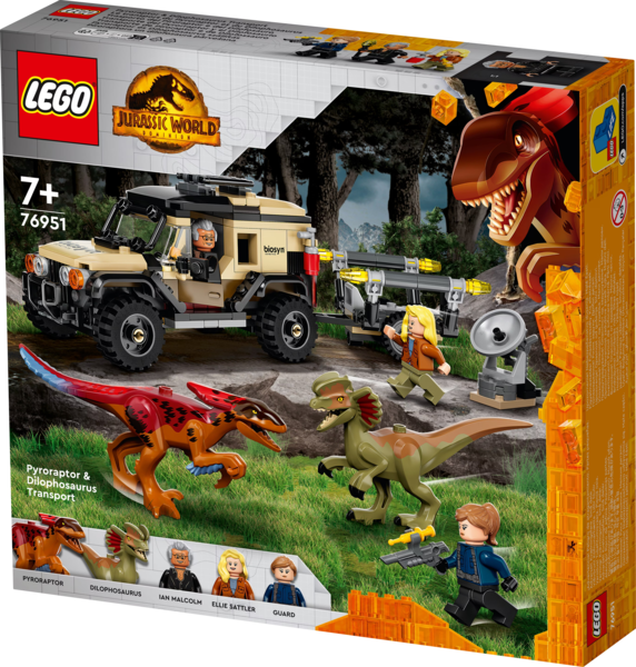 LEGO Pyroraptor & Dilophosaurus Transport (76951, LEGO Jurassic World ...