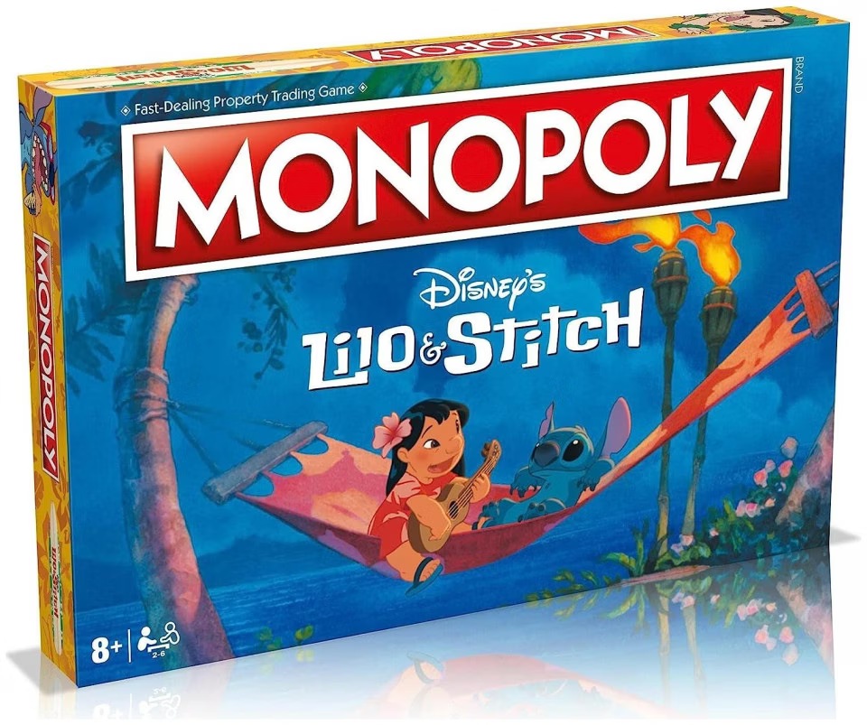 Winning Moves Lilo and Stitch Monopoly Board Game , Embark on an out of ...