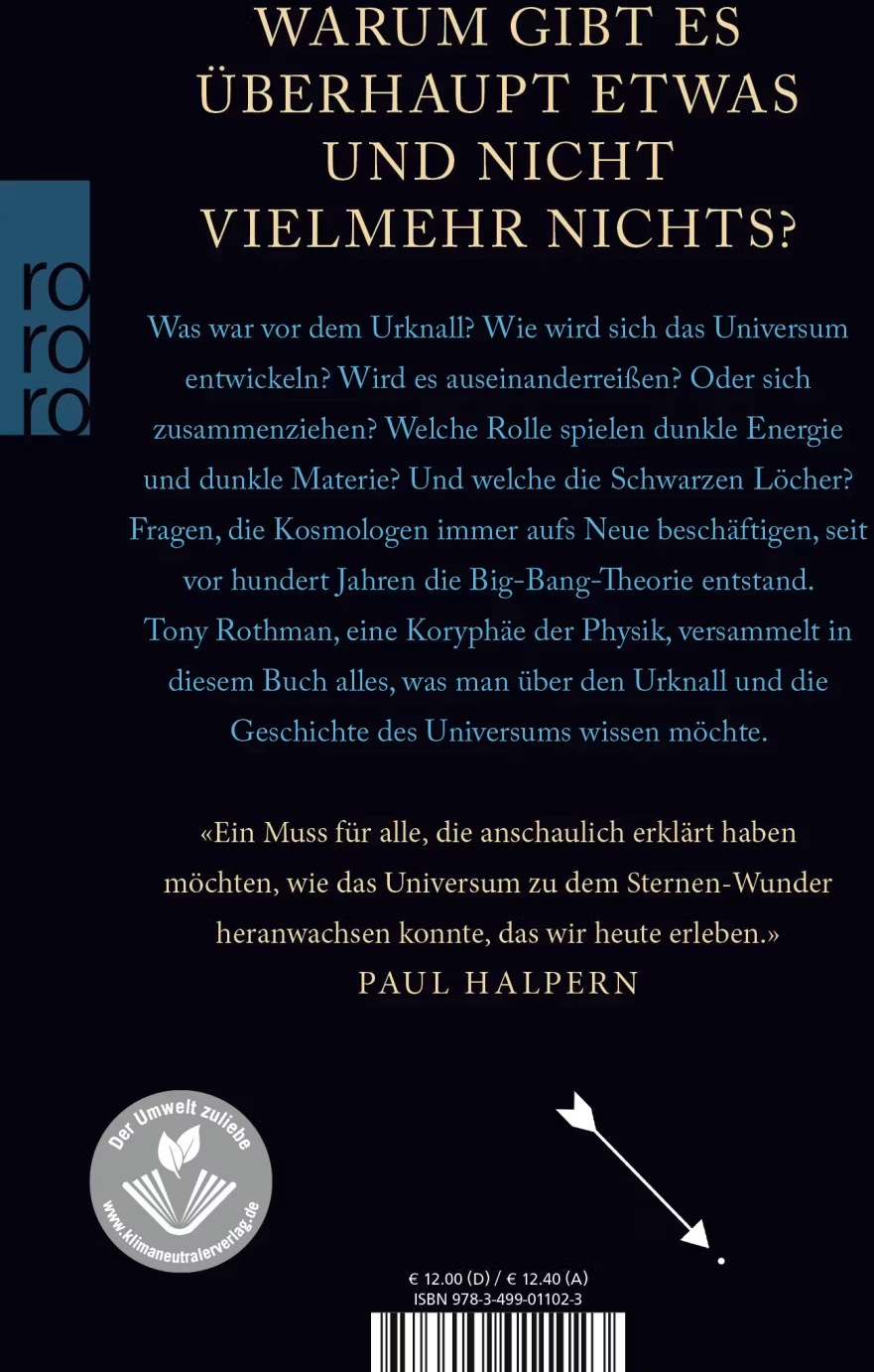 Ein kleines Buch über den Ursprung des Universums (Deutsch, Monika ...