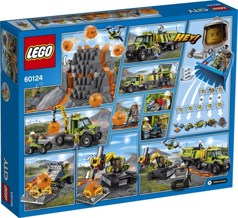 LEGO City Vulkan-Forscherstation (60124, LEGO City) - Galaxus