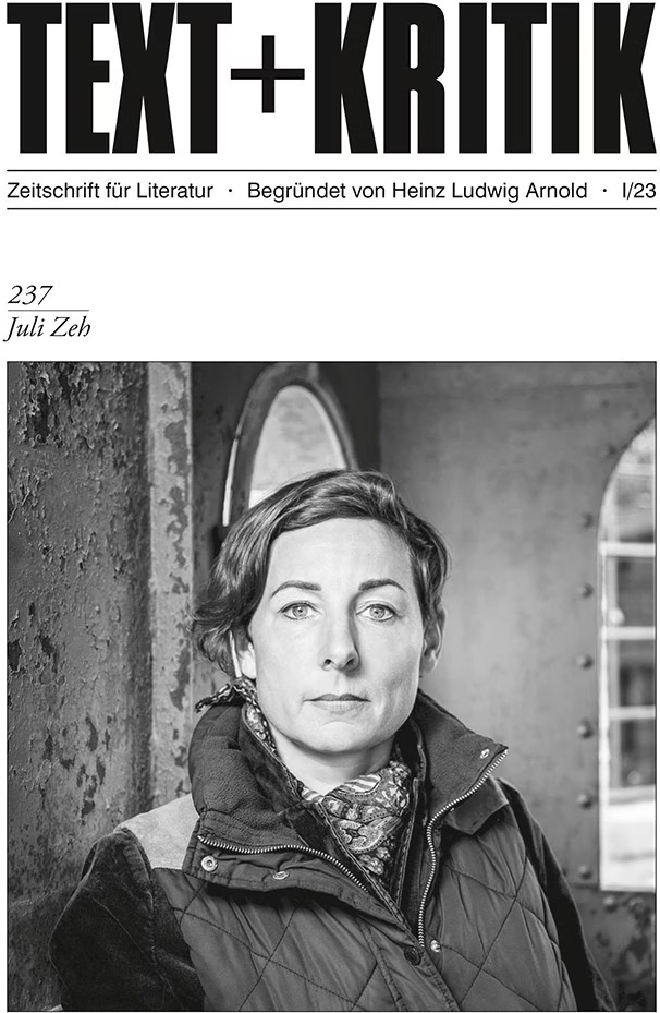 Juli Zeh (Deutsch, Heinz Ludwig Arnold, Claudia Stockinger, Axel ...