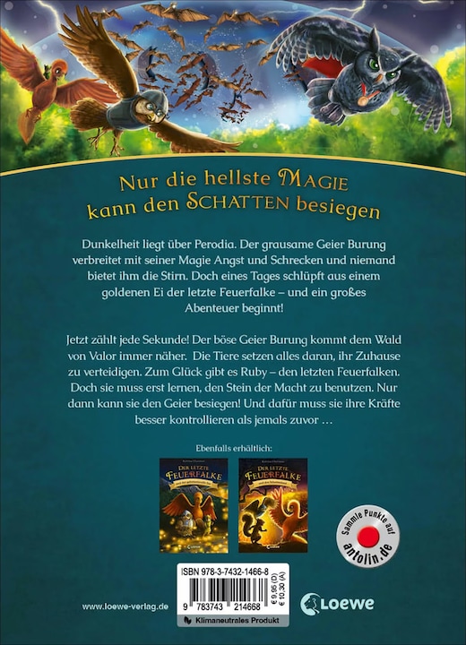 Loewe Der letzte Feuerfalke und die dunkle Magie (Band 6) (Deutsch ...
