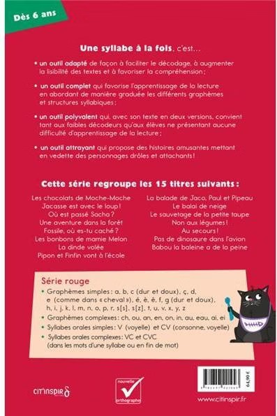 Coffret une Syllabe a la Fois, Serie Rouge (Französisch, Pigeon Marie ...