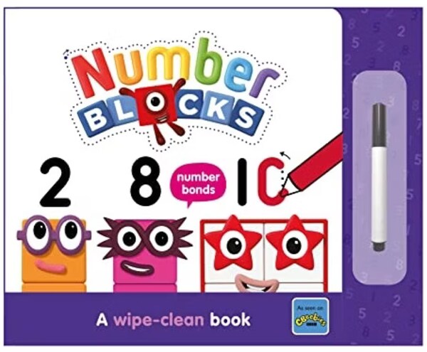 Numberblocks Number Bonds: A Wipe-Clean Book (Sweet Cherry Publishing ...