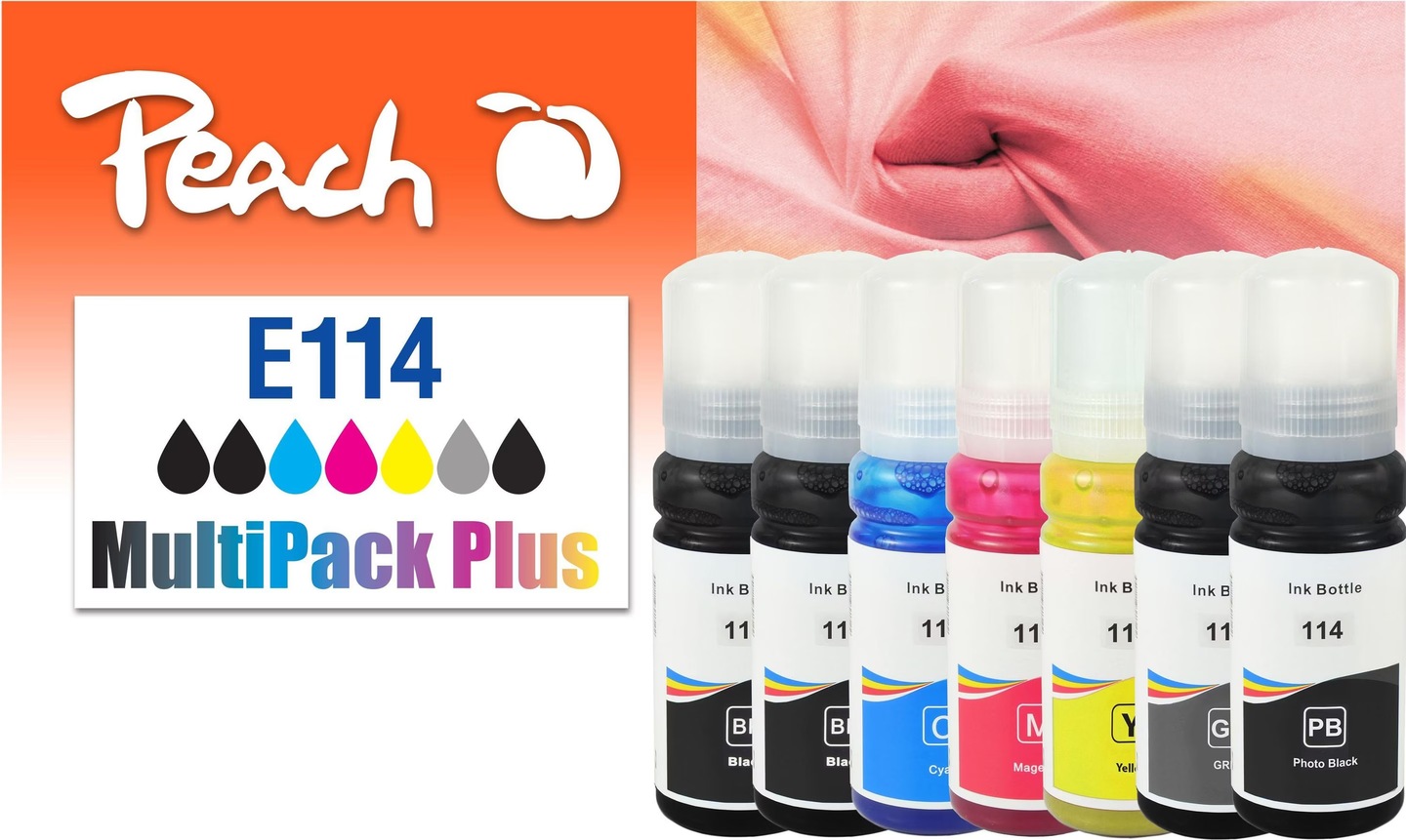 Peach 114 MultiPack Plus (M, Y, GY, BK, PBK, C) - kaufen bei Galaxus