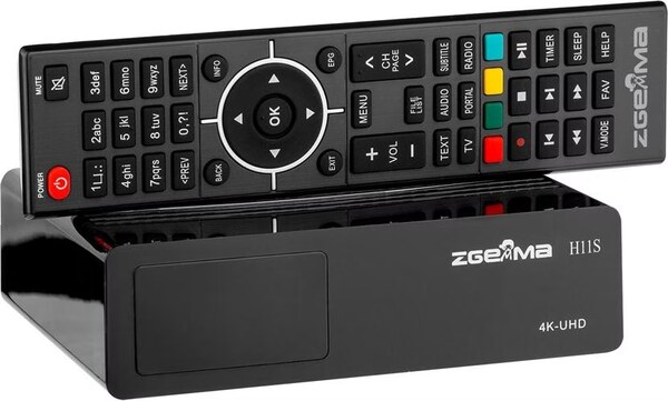 Zgemma Zgemma H11S DVB-S2X 4K UHD H.265 HEVC LINUX KODI UNICABLE Satelliten-Tuner (1 GB, DVB-T ...