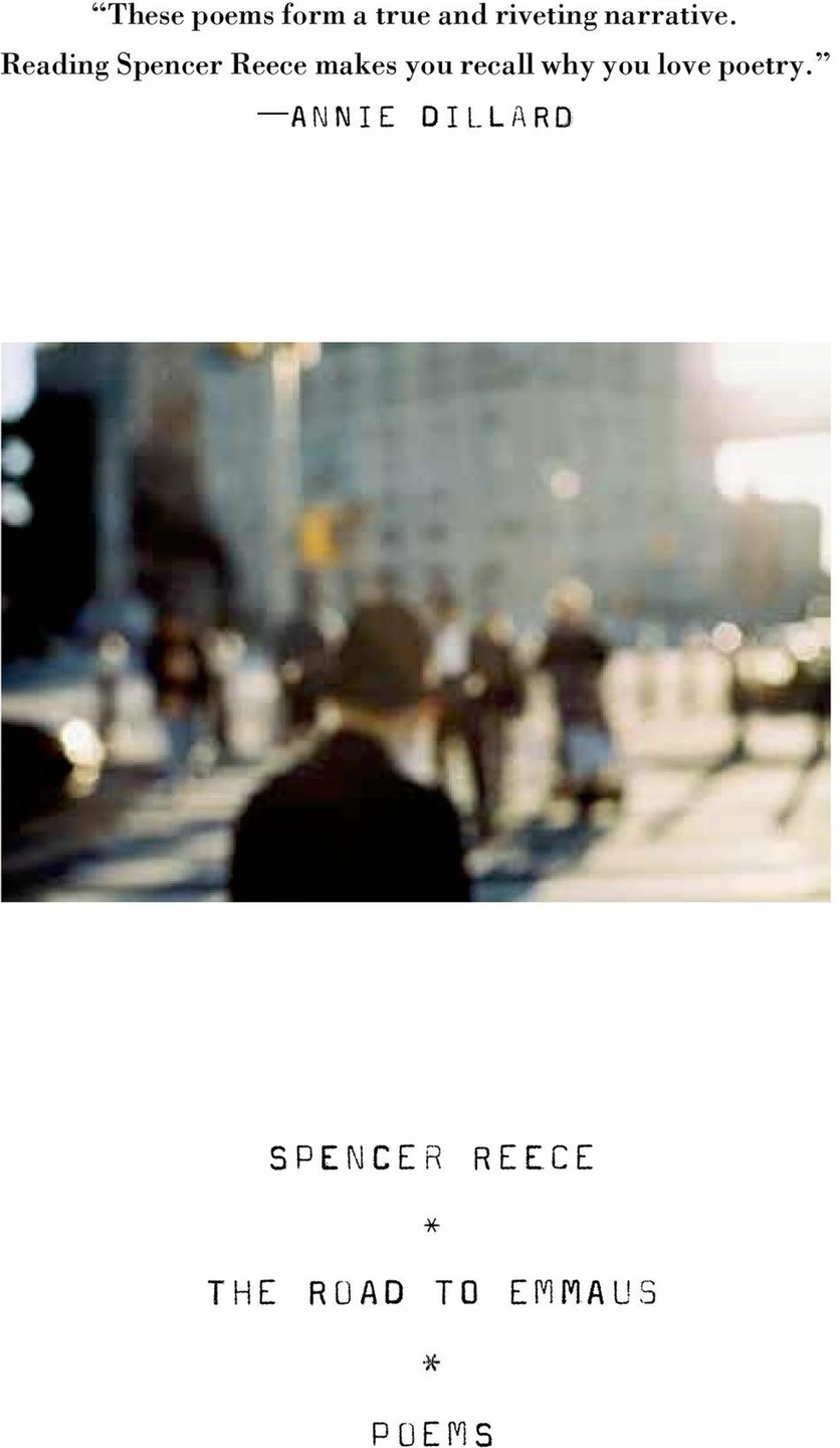 The Road to Emmaus (Englisch, Spencer Reece, 2015) - Galaxus