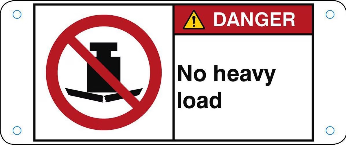 Brady ISO Safety Sign - No heavy - kaufen bei Galaxus