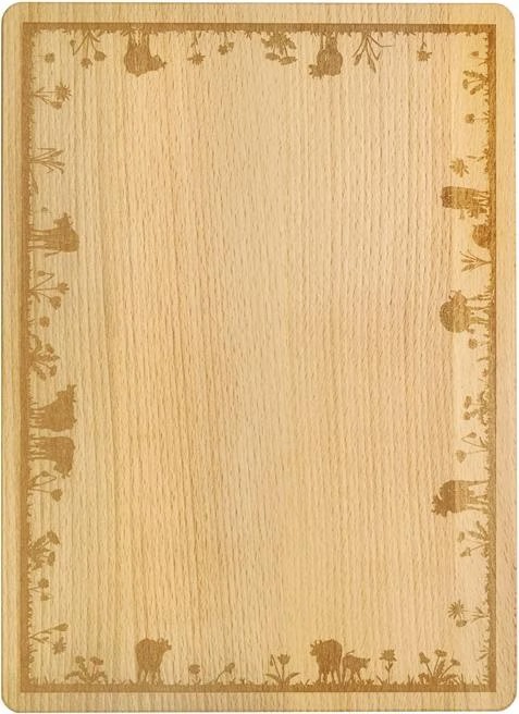 Heidi Cheese Line Grande planche huilée et gravée en hêtre Heidi Cheese ...