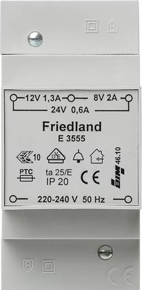 Friedland FRIEDLAN E3555 Bell transformer VDE primary 230 V, s - Galaxus