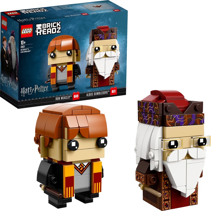 LEGO Brick Headz Ron Weasley und Albus Dumbledore 41621 (41621, LEGO ...