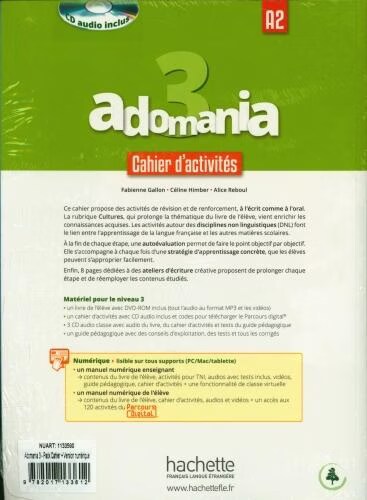 Adomania 3 : pack cahier + numérique version (Collectif, French) - Galaxus