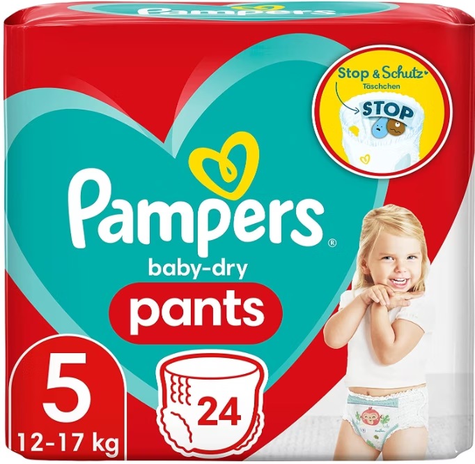 Pampers SP PANTS GR.5 JUNIOR 24ST PK (Gr. 5, 24 Stück) - Galaxus