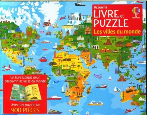 Les villes du monde : coffrets livre et puzzle (Französisch, Brown ...