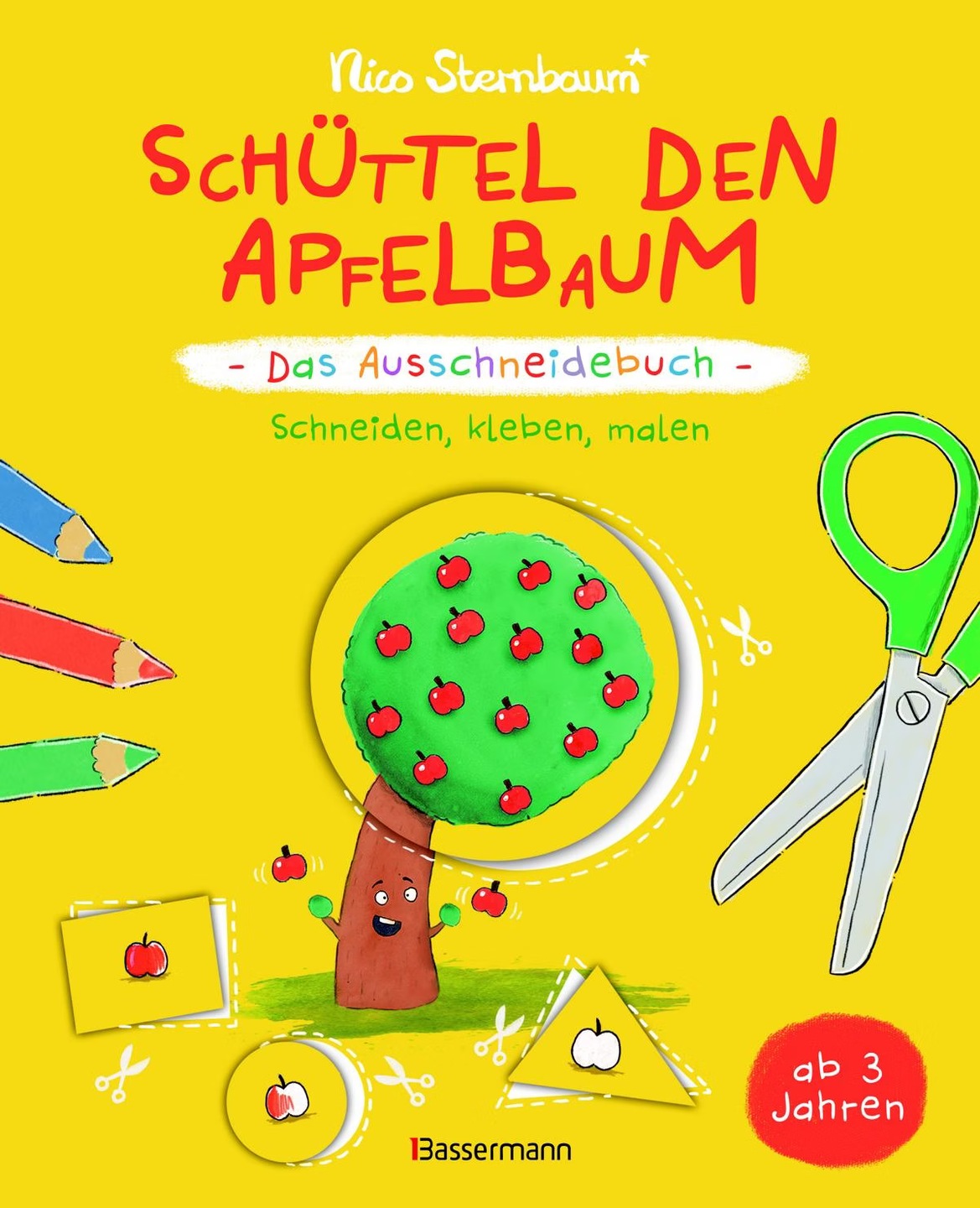 Schüttel den Apfelbaum - Das Ausschneidebuch. Schneiden, kleben, malen ...