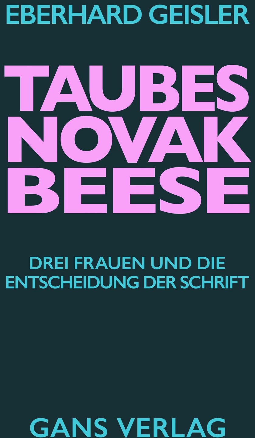 Taubes, Novak, Beese (Deutsch, Eberhard Geisler, 2024) - Galaxus