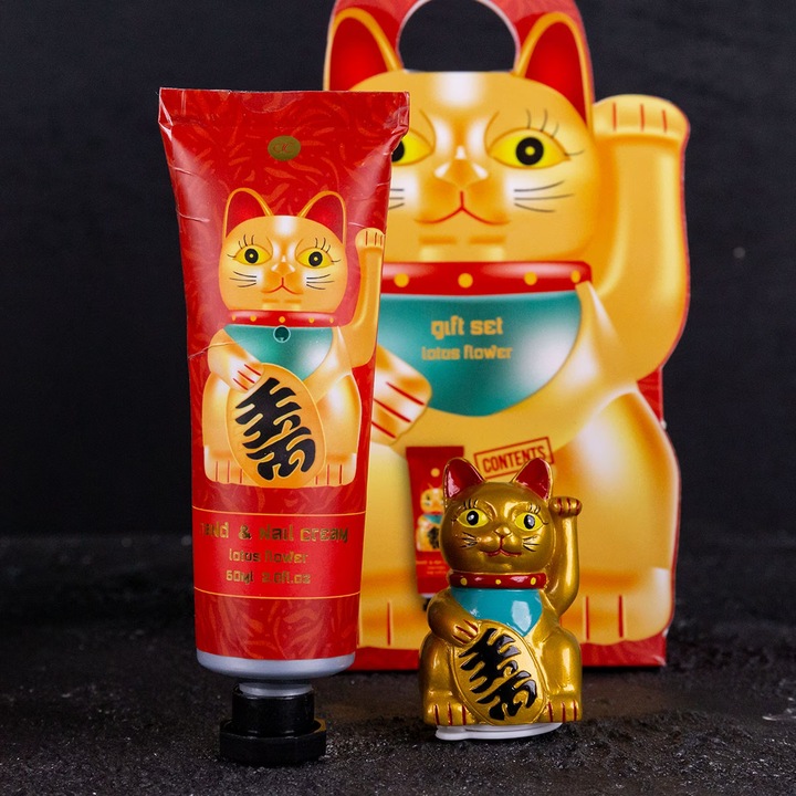 Accentra Maneki Neko che saluta il gatto (Set di manicure, Set per la ...
