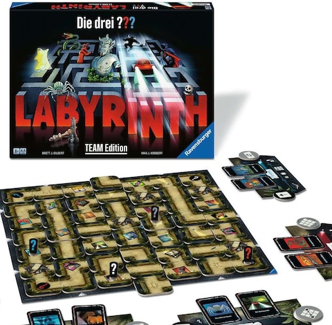 Ravensburger 22685 - Die drei ??? Labyrinth - Team Edition - Die ...