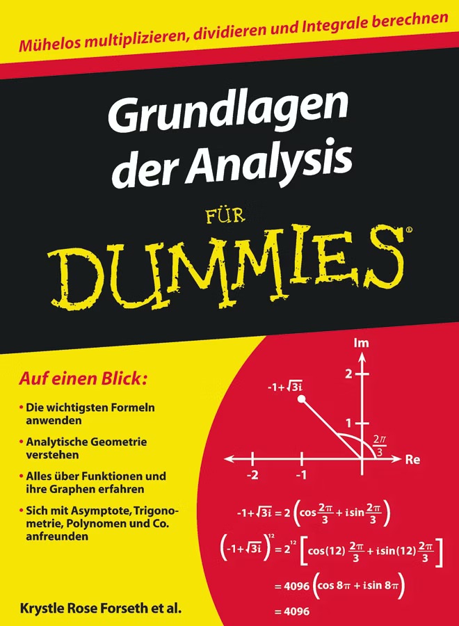 Grundlagen der Analysis für Dummies (Deutsch, Judith Muhr, Krystle Rose ...