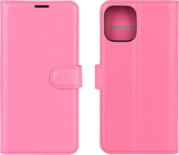 Cover-Discount iPhone 12 / 12 Pro - Leather case cover pink (iPhone 12 ...