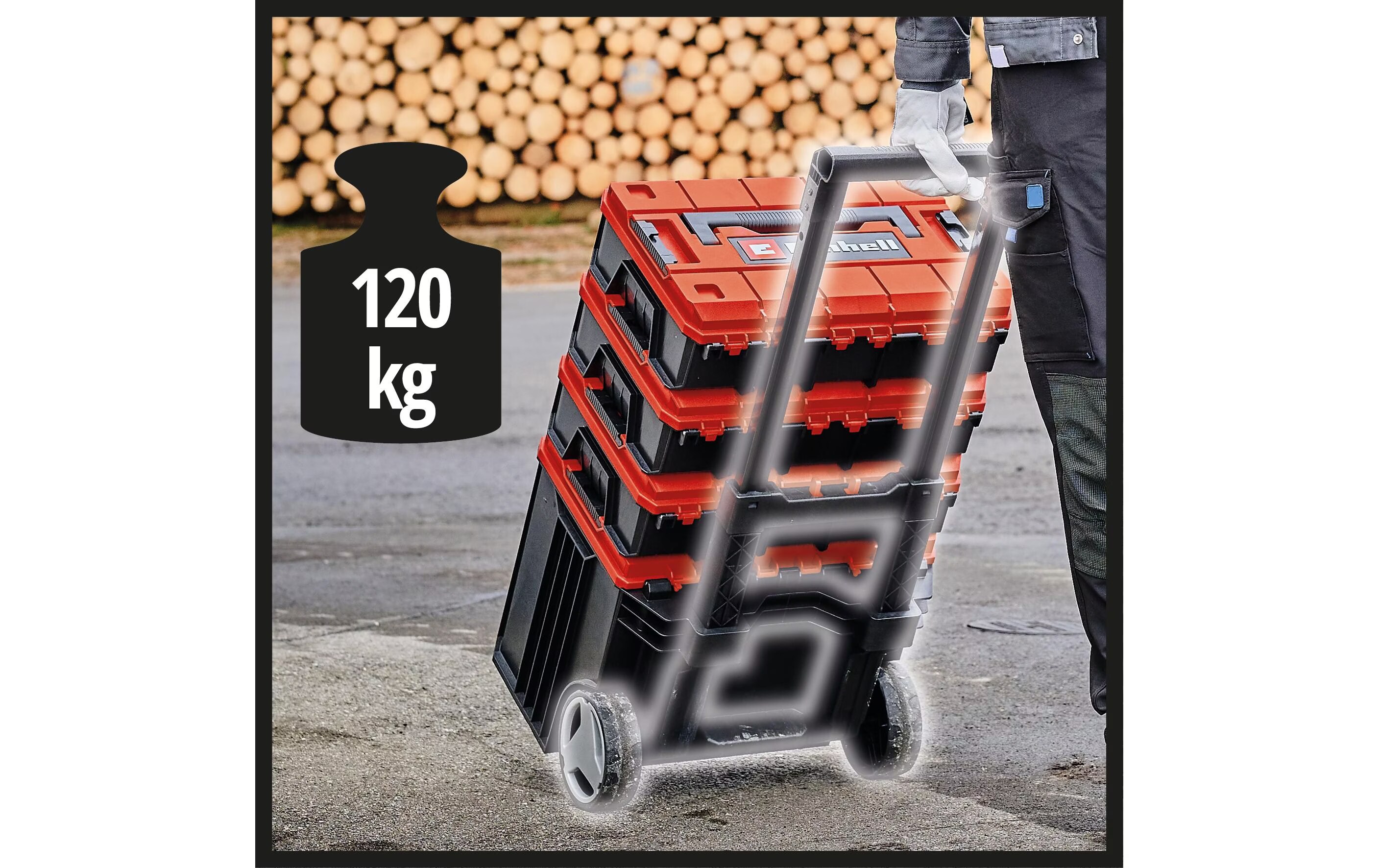 Einhell E-Case L with wheels Systemkoffer - kaufen bei Galaxus