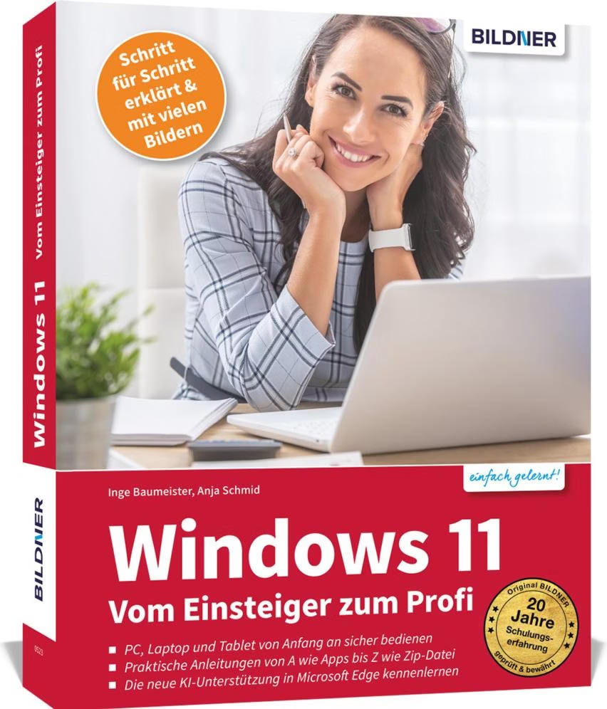 Windows 11 - From beginner to professional (German, Inge Baumeister, Anja Schmid, 2024) - Galaxus