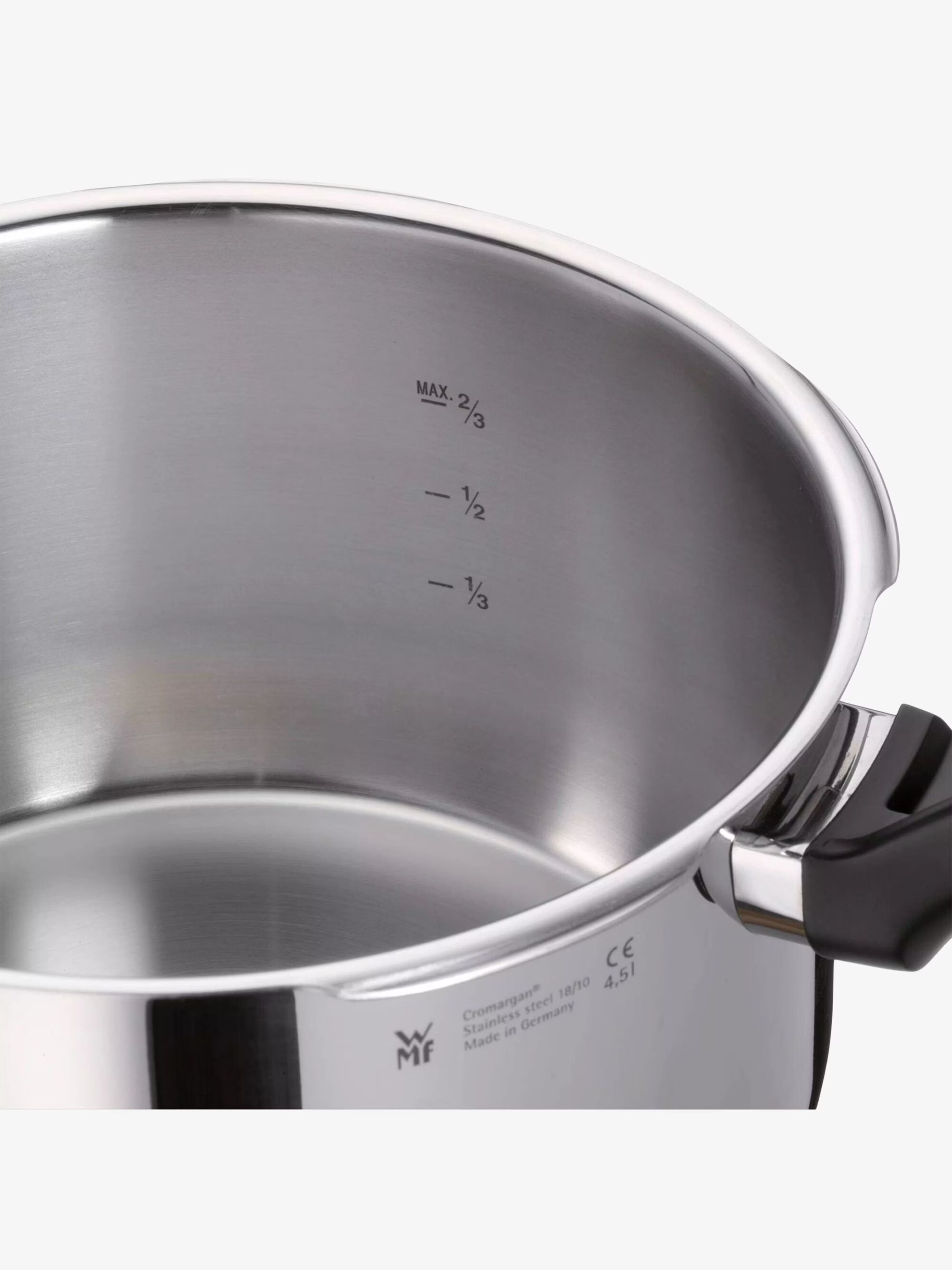 WMF Dampfkochtopf Schnellkochtopf 3l Perfect Induktion Edelstahl 18/10 ...