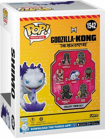 Funko Godzilla vs. Kong 2 POP! Movies Vinyl Figur Shimo w/Ice-Ray 9 cm ...