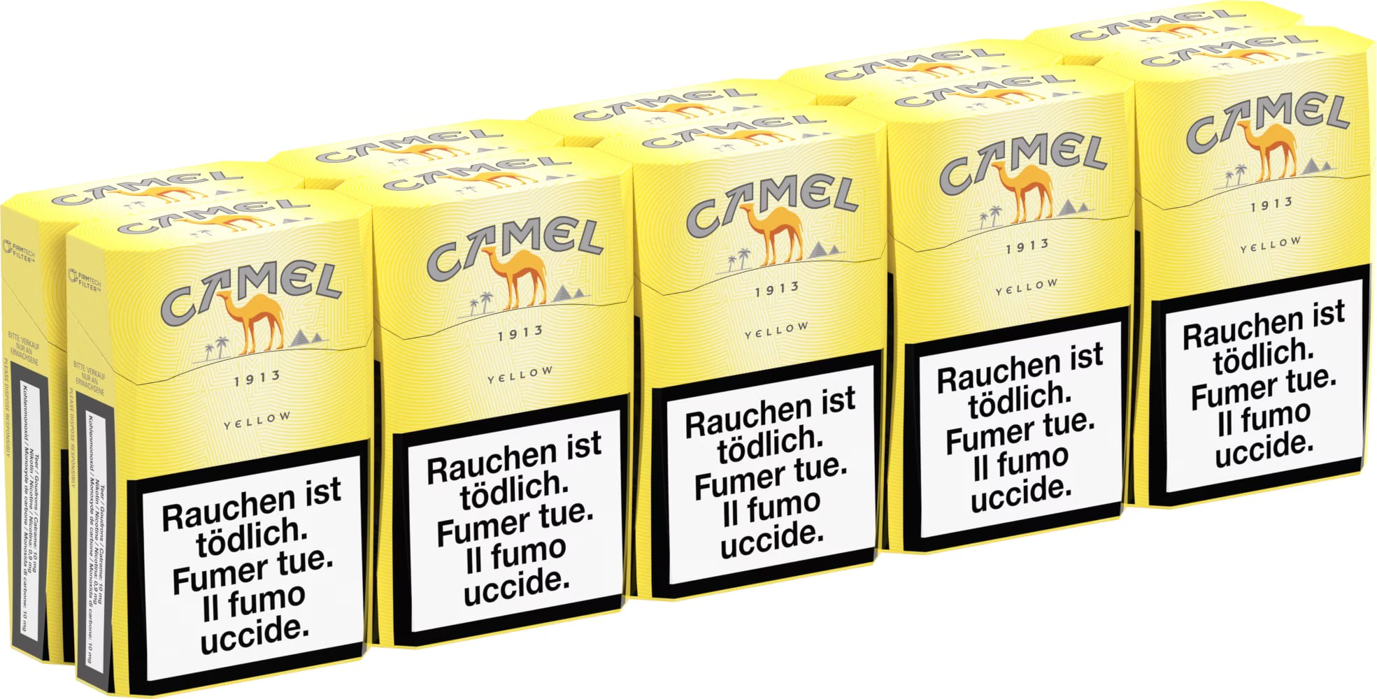 camel cigarettes yellow