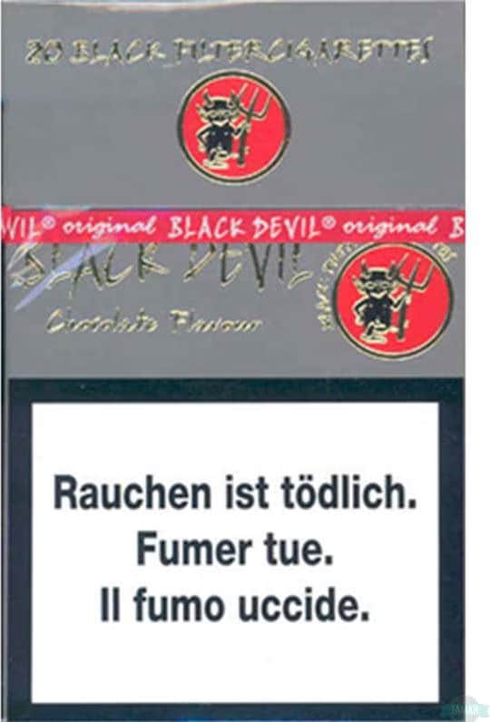 black devil cigarettes logo