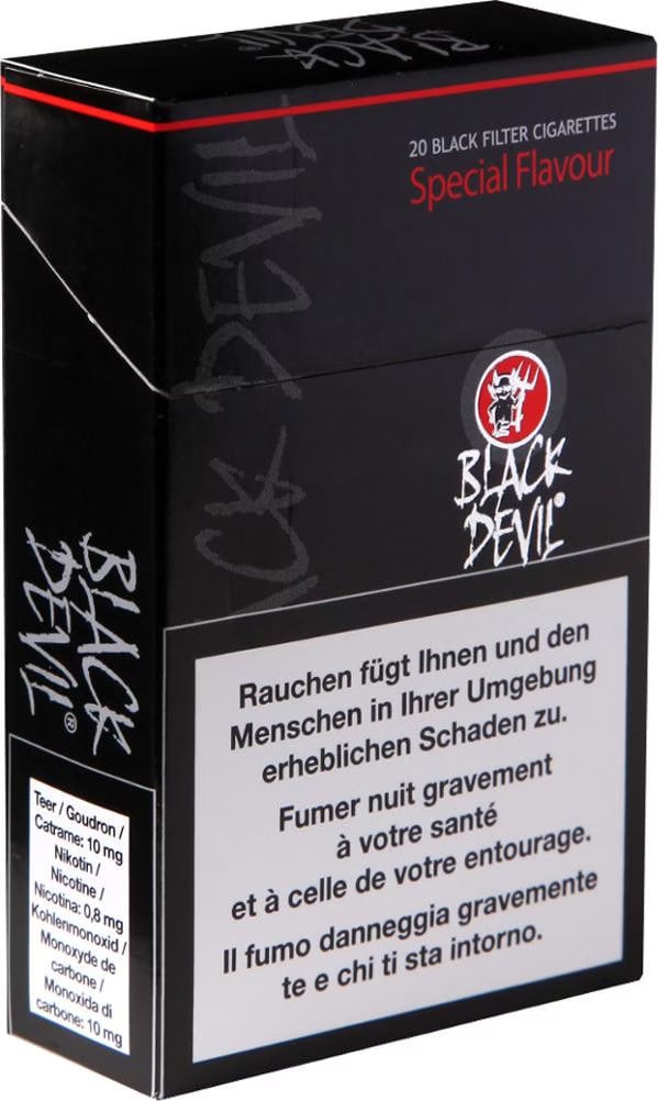 black devil cigarettes logo